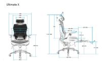 China Polyester Mesh Computer Adjustable Rolling Desk Chair PU Armrest for sale