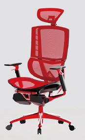 China Aluminum Alloy Ergonomic Mesh Chair Polyester Office Executive Chair for sale