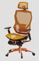 China Yellow Office Ergonomic Mesh Chair PP GF Mechanism for sale
