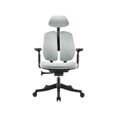 China Posture Mesh Office Desk Chair With Adjustable Arms PA Castor for sale