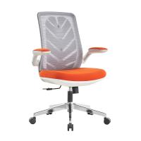 China Computer Desk Mesh Swivel Task Chair Adjustable Rocking Rolling Medium Back Office Chair for sale