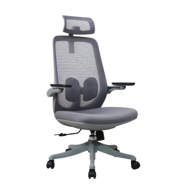 China Class 3 Gas Lift  Black Mesh Office Chair PU Castor With 2.5MM Butterfly Machanism for sale