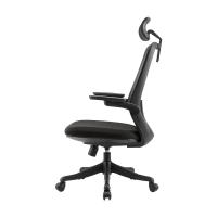 China Black Mesh Swivel Ergonomic Executive Office Chair High Back for sale