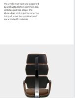 China Nylon Castor PU Leather Office Chair Adjustable High Back Executive Swivel Chair for sale