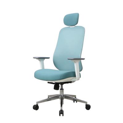 China Leather Reclining Office Chair With Footrest PU Armrest BIFMA Standard for sale