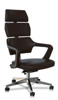 China Classic Pu Leather Office Computer Desk Chair With Fixed Armrest for sale