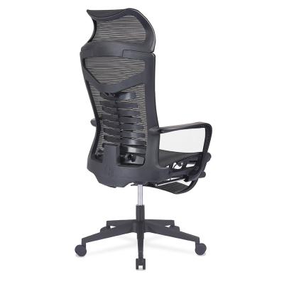 China ANSI High Back Executive Desk Chair Footrest Adjustable Ergo Gaming Chair for sale