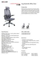 China Class 3 Gas Lift Ergonomic Desk Chair 2.5MM Butterfly Mechanism Office Chair for sale
