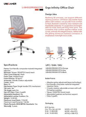 China STG Ergonomic Home Office Chair Adaptive Spring Adjustable Mesh Office Chair BIFMA Standard for sale