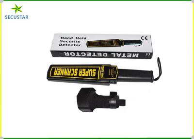 China Sound and Vibration Alarm Hand Held Metal Detector With Belt and Battery for sale