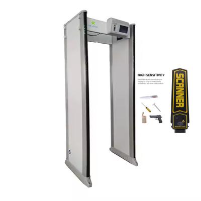 China SECUSTAR Touch Screen 33 Zone Walk Through  Metal Detector 300 Level Sensitivity for Airport Security & Protection for sale