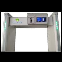China SECUSTAR Touch Screen 33 Zone Walk Through  Metal Detector 300 Level Sensitivity for Airport Security & Protection for sale