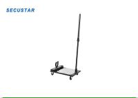 China Portable Under Vehicle Inspection System with 12inch , Convex Under Cars Scan Mirror for sale
