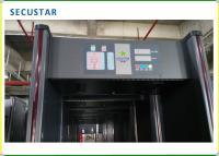 China 6 Detection Zones Walk Through Security Metal Detector Led Alarm In Hotel Gate for sale