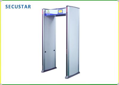 China 24 Detection Zone Door Frame Metal Detector With Dangerous Metal Object Detection for sale