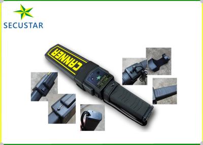 China ABS Rubber Hand Held Security Metal Detector Adjustable Sensitivity For Supermarket for sale