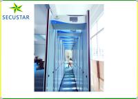 China 7 Inch LCD Multi Zone Door Frame Metal Detector , Walk Through Security Gate for sale