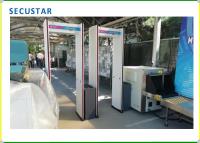 China 5 Digital Number Count Archway Metal Detectors With Light Alarm On Panels for sale