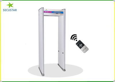 China Remote Control Walk Through Metal Detector Gate 6 Zones With Led Digital Count for sale