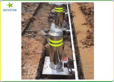 China IP 68 Protection Class Automatic Rising Bollards With Hydraulic / Air Pump Drive for sale
