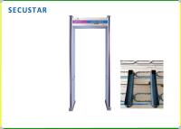 China Tamper Proof Archway Metal Detector With Led Sensitivity Level Indication On Panel for sale