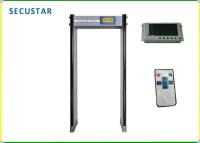 China 7 Inch LCD Screen Walk Through Metal Detector With 1-300 Level Adjustable Sensitivity for sale