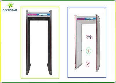 China 6 Detection Zones Walk Through Gate Metal Detector For Government Office for sale