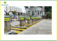China Stainless Steel Automatic Rising Bollards 219mm Diameter For Vehicle Blocking for sale