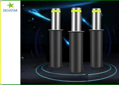 China Intelligent Hydraulic Automatic Rising Bollards 304 Staineless Steel With Led Flashing for sale