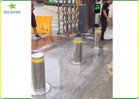 China Intelligent Hydraulic Automatic Rising Bollards 304 Staineless Steel With Led Flashing for sale