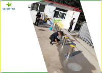 China Intelligent Hydraulic Automatic Rising Bollards 304 Staineless Steel With Led Flashing for sale