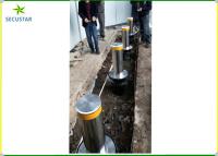 China Remote Control Hydraulic Rising Bollards , Electric Retractable Bollards Height 600mm for sale