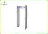 China Sound Alarm Digital Count Frame Metal Detector No Touch Human Body Temperature Test for sale