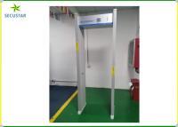 China Sound Alarm Digital Count Frame Metal Detector No Touch Human Body Temperature Test for sale