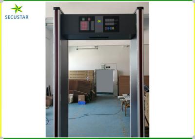 China Infrared Sensor Metal Walk Through Gate 18 Detection Zones Alarm In Hospital Entry for sale