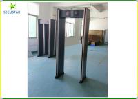 China Infrared Sensor Metal Walk Through Gate 18 Detection Zones Alarm In Hospital Entry for sale