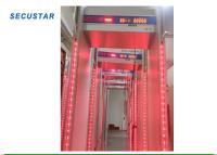 China Non Touch Walk Through Metal Detector Infrared Sensor With Body Fever Alarm Function for sale