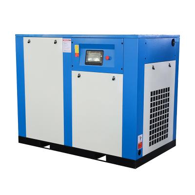 China High Efficiency 22KW/30HP 7-12bar Lubricated Screw Compressor Compressor Air Compressor Machine Price Low Noise China for sale