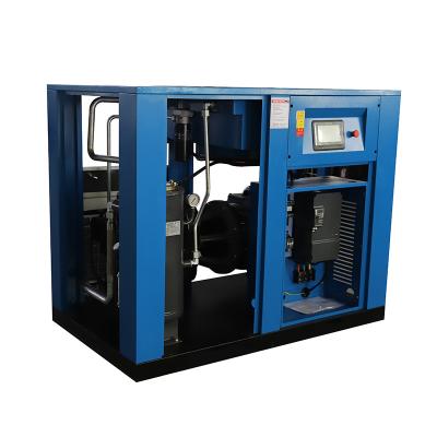 China OIL-LESS 45kw 60hp Factory Price Power 8Bar 10Bar Frequency Injected Rotary Screw Air Compressor for sale
