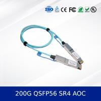 China Optical Transceiver Module 200G QSFP56 SR4 AOC 3m Cable For 200G Ethernet OM4 MMF, Low Power, CMIS Compliant for sale