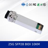 China 25G SFP28 SR 100M Optical Transceiver Module 850nm 100m OM4 MMF with DDM for sale