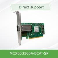 China Nvidia MCX653105A-Ecat-Sp Connectx6 Single-Port Osfp56 EDR 100GB/S Vpi Infiniband Network Card for sale