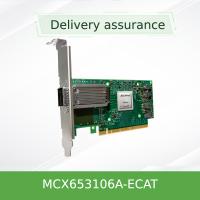 China Original MCX653106A-ECAT Connect X-6 100Gb/S Dual Port QSFP56 Ethernet Adapter for sale