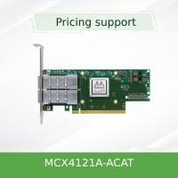 China Mellanox ConnectX-4 Lx EN 25GbE Dual Port SFP28 PCIe3.0 X8 Network Interface Card MCX4121A-ACAT for sale