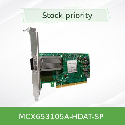 China Mellanox ConnectX-6 MCX653105A-HDAT-SP VPI Single Port HDR 200Gb/s InfiniBand & Ethernet Adapter Card, PCIe 3.0/4.0 x16 for sale