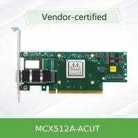 China SFP28 10GbE/25GbE Mellanox Network Card X8 PCIE Ethernet Card MCX512A-ACUT for sale