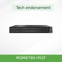 China MQM8790-HS2F(920-9B110-00FH-0D0) HDR Mellanox Infiniband network Switch 40 QSFP56 Ports 2 Power Supplies AC for sale