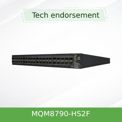 China 40 QSFP56 Ports Mellanox Quantum Hdr Infiniband  network Switch 200 Gbps MQM8790-HS2F(920-9B110-00FH-0D0) for sale