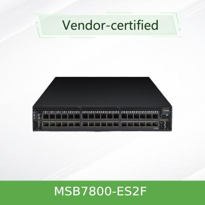 China MSB7800-ES2F Mellanox Network Switch InfiniBand EDR 100Gb/S System 36 QSFP28 Ports 1U for sale