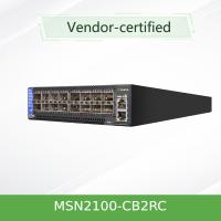 China EDR Nvidia Mellanox Spectrum Based 100gbe 1u Open Ethernet Switch with Cumulus Linux MSN2100-CB2RC 16 Qsfp28 Ports for sale